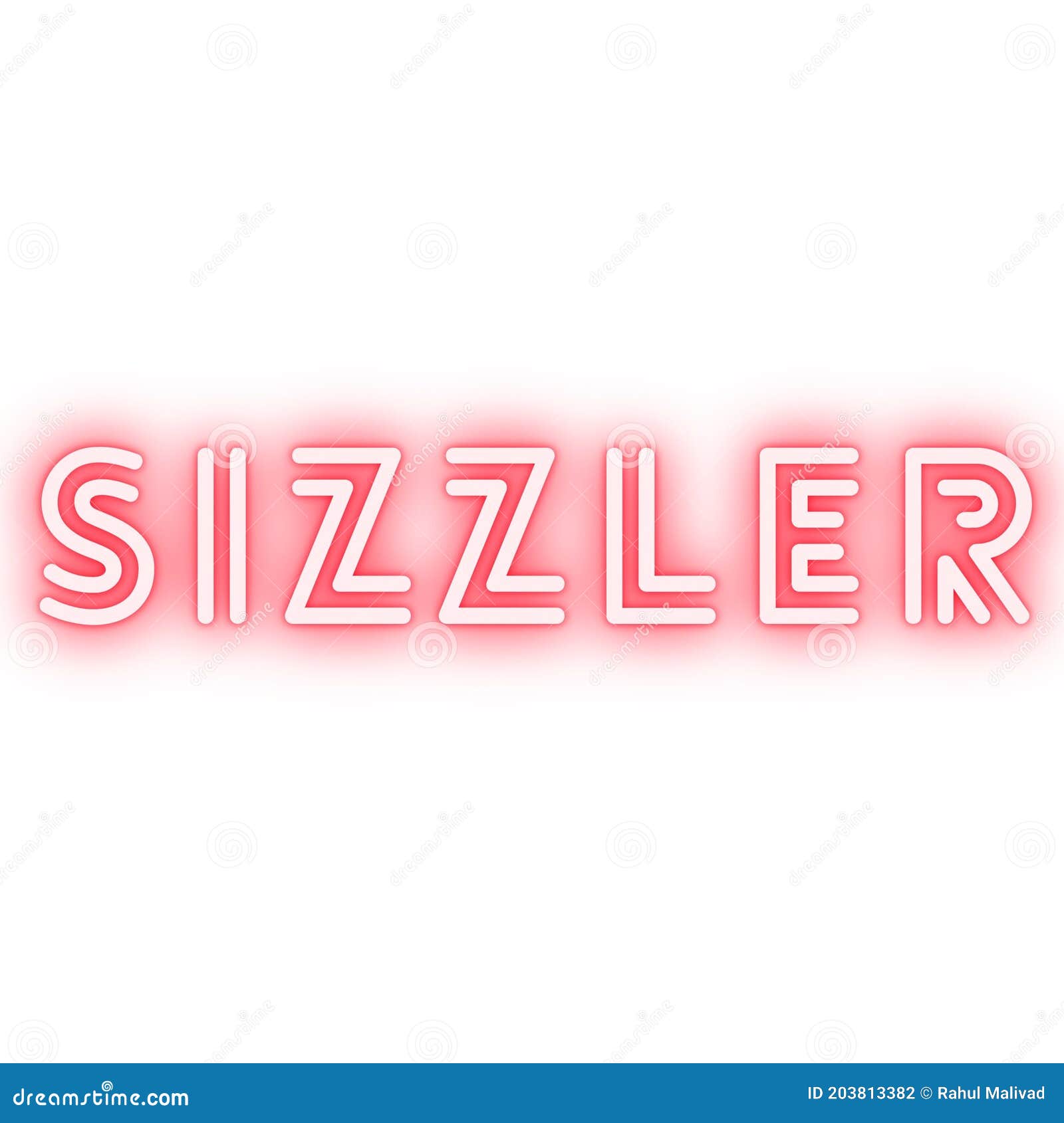 Sizzler Typography T-shirt Design in Pink Color Stock Photo - Image of ...