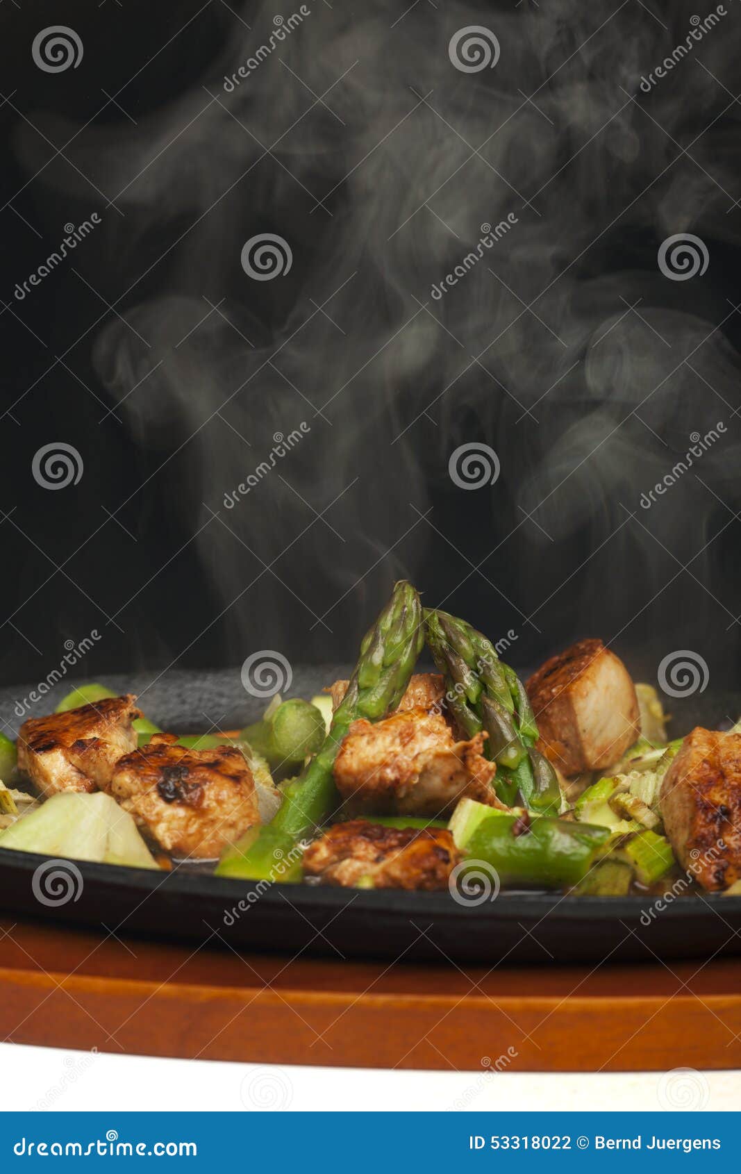 Sizzler, Spicy Chicken Sizzler. Grilled Chicken Sizzler. Stock Image ...