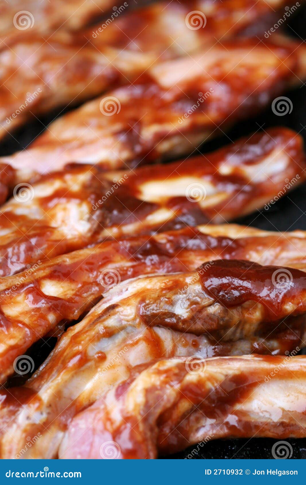 Sizzling Barbecue ribs stock photo. Image of food, meatlover - 2710932