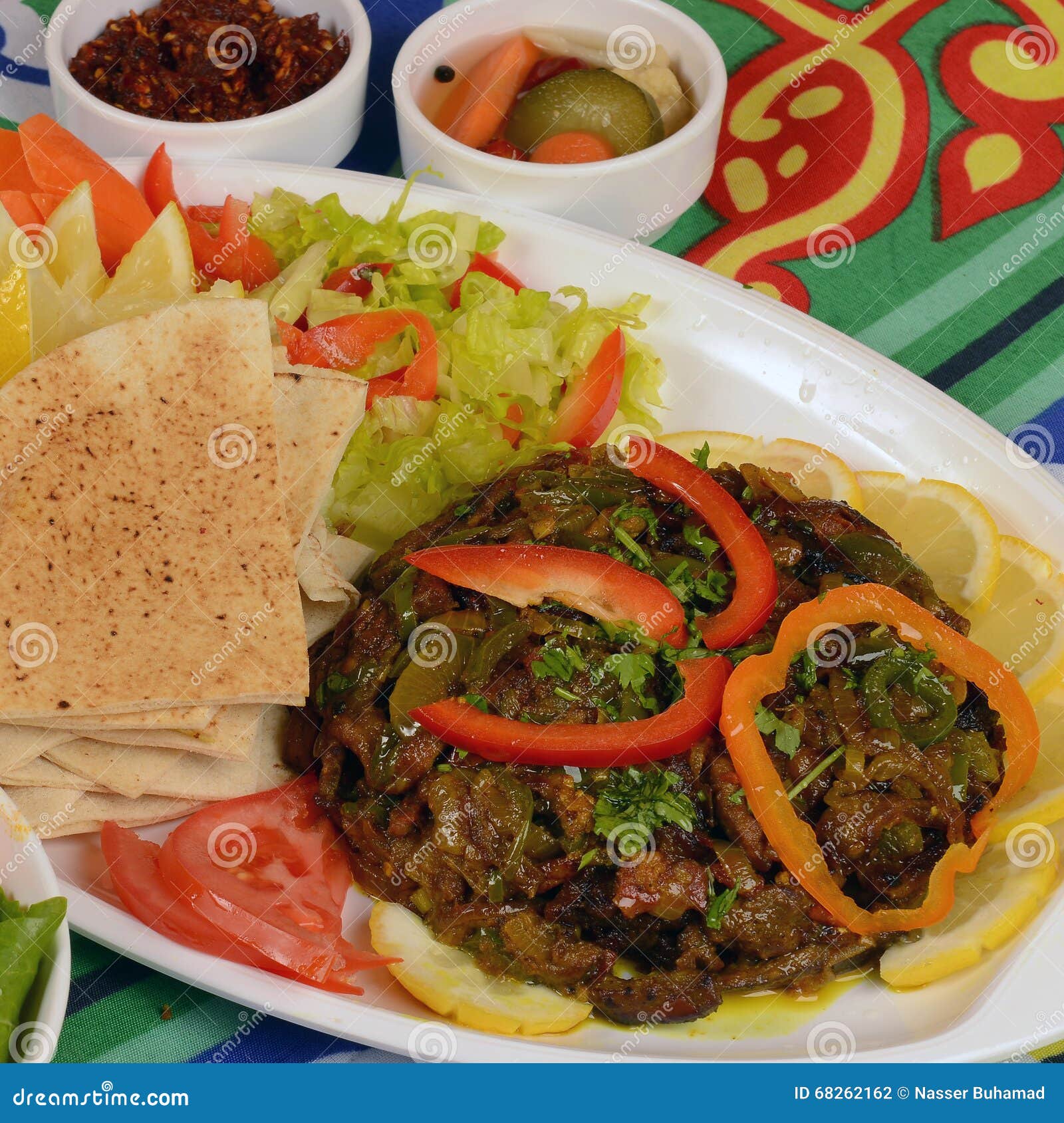 Sizzling Beef Recipe stock photo. Image of kabsa, kitchen - 68262162