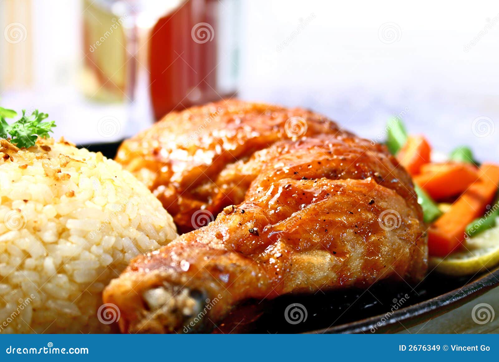 Sizzling chicken stock image. Image of cooking, chicken - 2676349