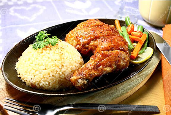 Sizzling chicken stock image. Image of eating, food, cuisine - 2676615
