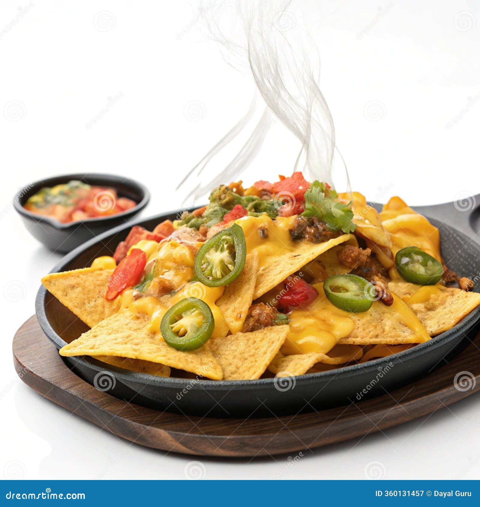 A Sizzling Plate Of Tandoori Chicken, Vibrant Red Marinated Pieces ...