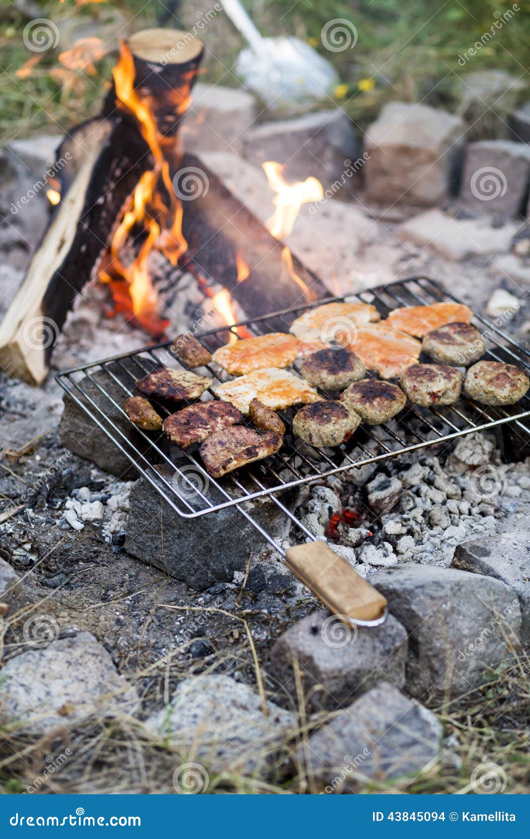Sizzling Summer BBQ stock photo. Image of heat, grilling - 43845094