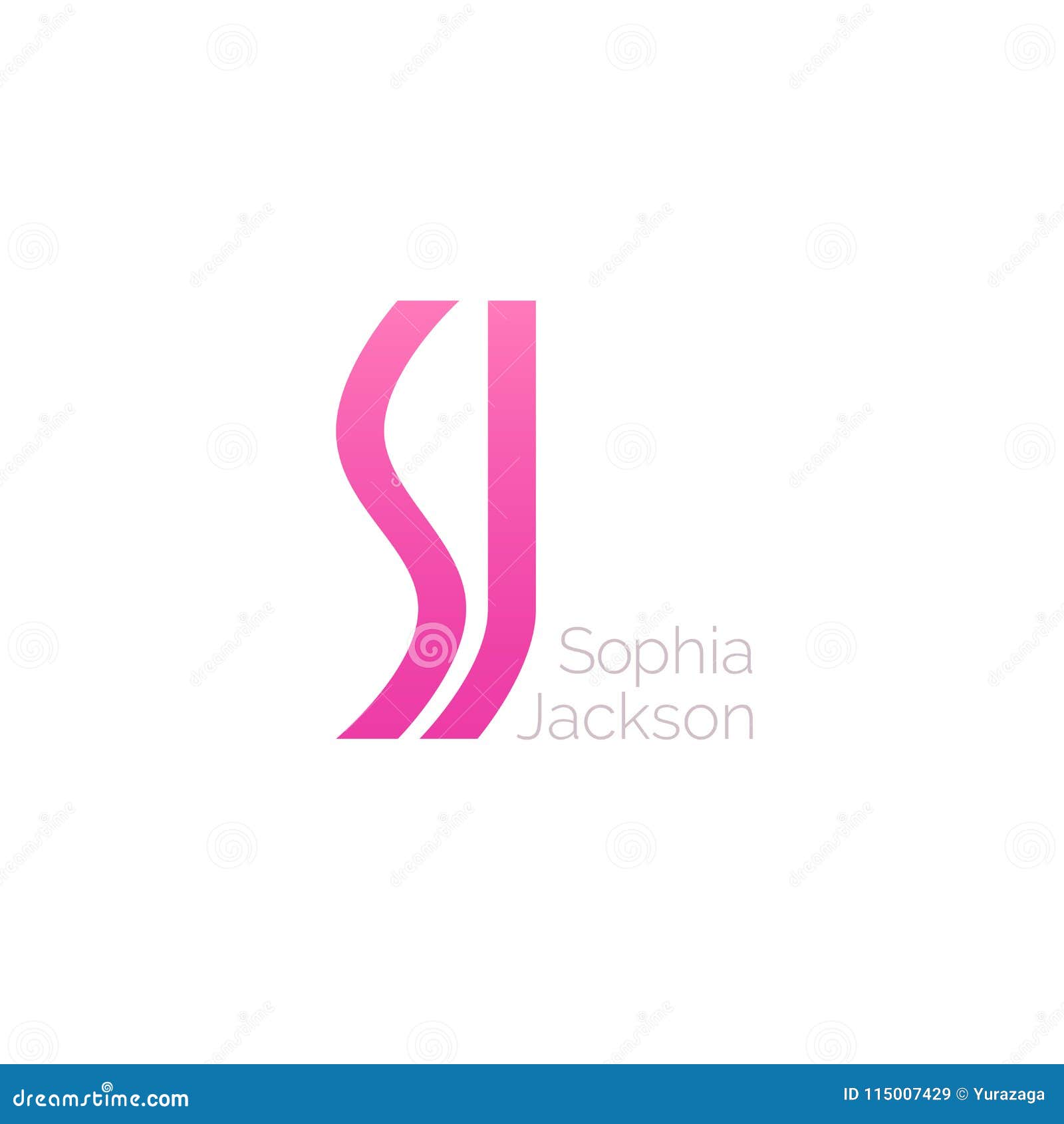 SJ letters vector icon stock vector. Illustration of icon - 115007429