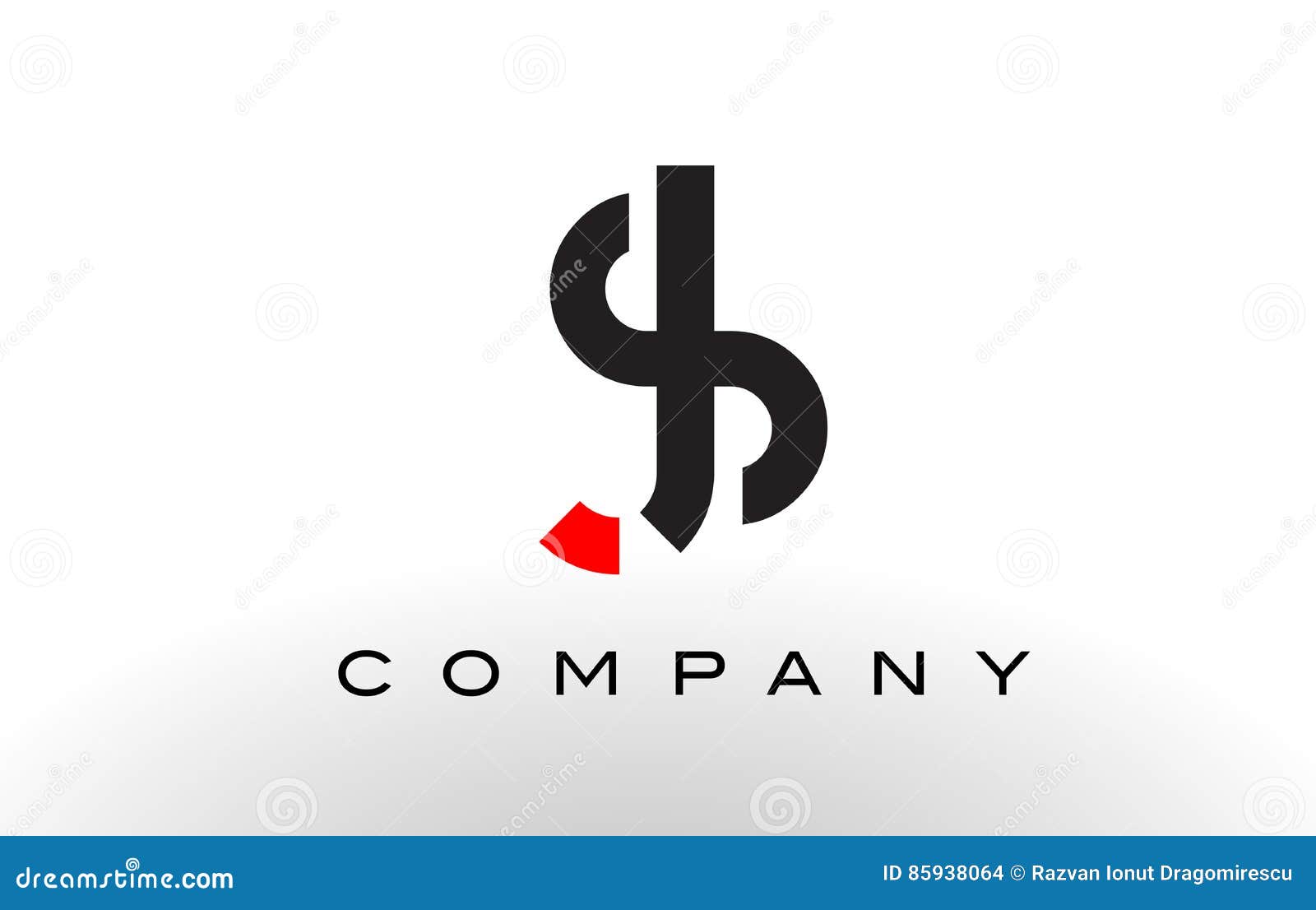 SJ Logo. Letter Design Vector. Stock Vector - Illustration of ...
