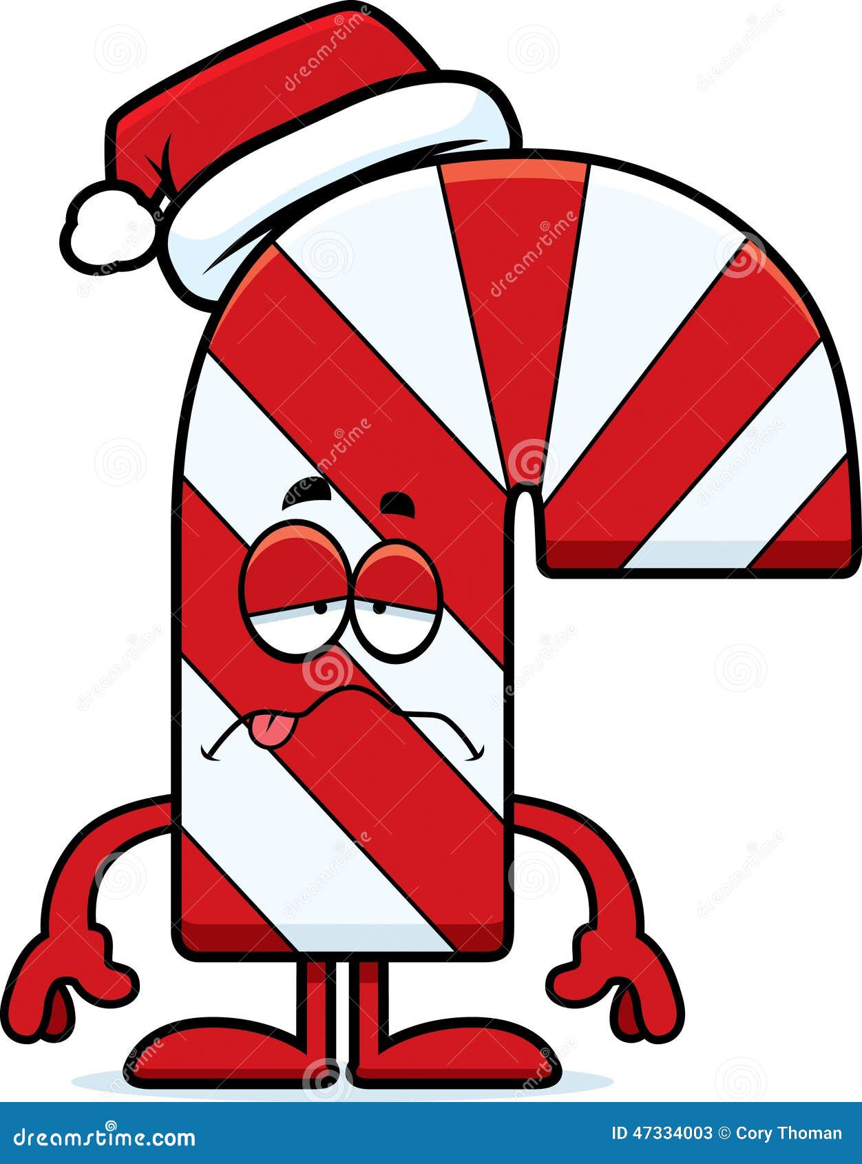 Sjuk Tecknad Filmgodisrotting Vektor Illustrationer - Illustration av ...