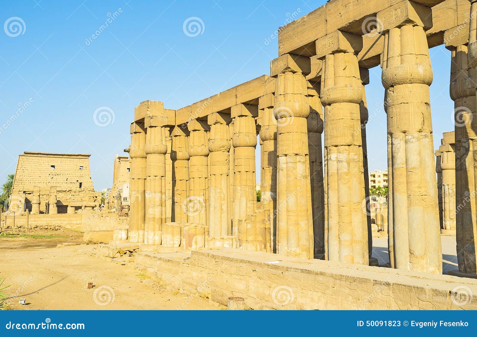 Skönheten Av Forntida Egypten Fotografering för Bildbyråer - Bild av ...