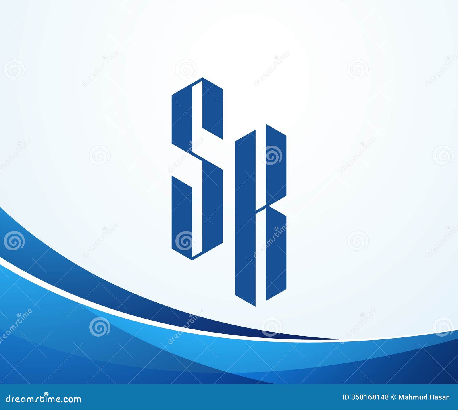 SK Alphabet Letter Logo Design Template Elements Vector Illustration ...