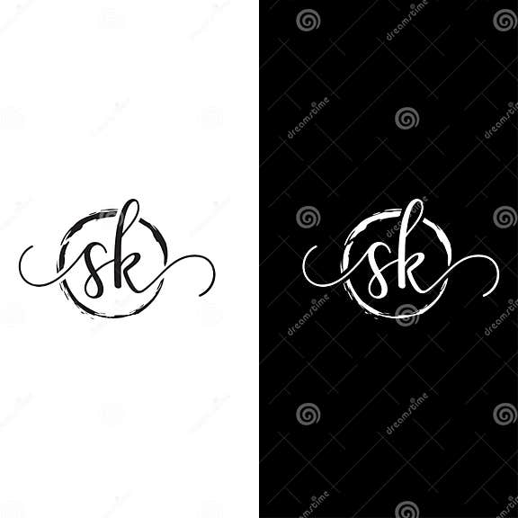 SK Initial Handwriting Logo Vector, SK Initial Handwriting Logo Design ... SK Initial Handwriting Logo Vector, SK Initial Handwriting Logo Design ...