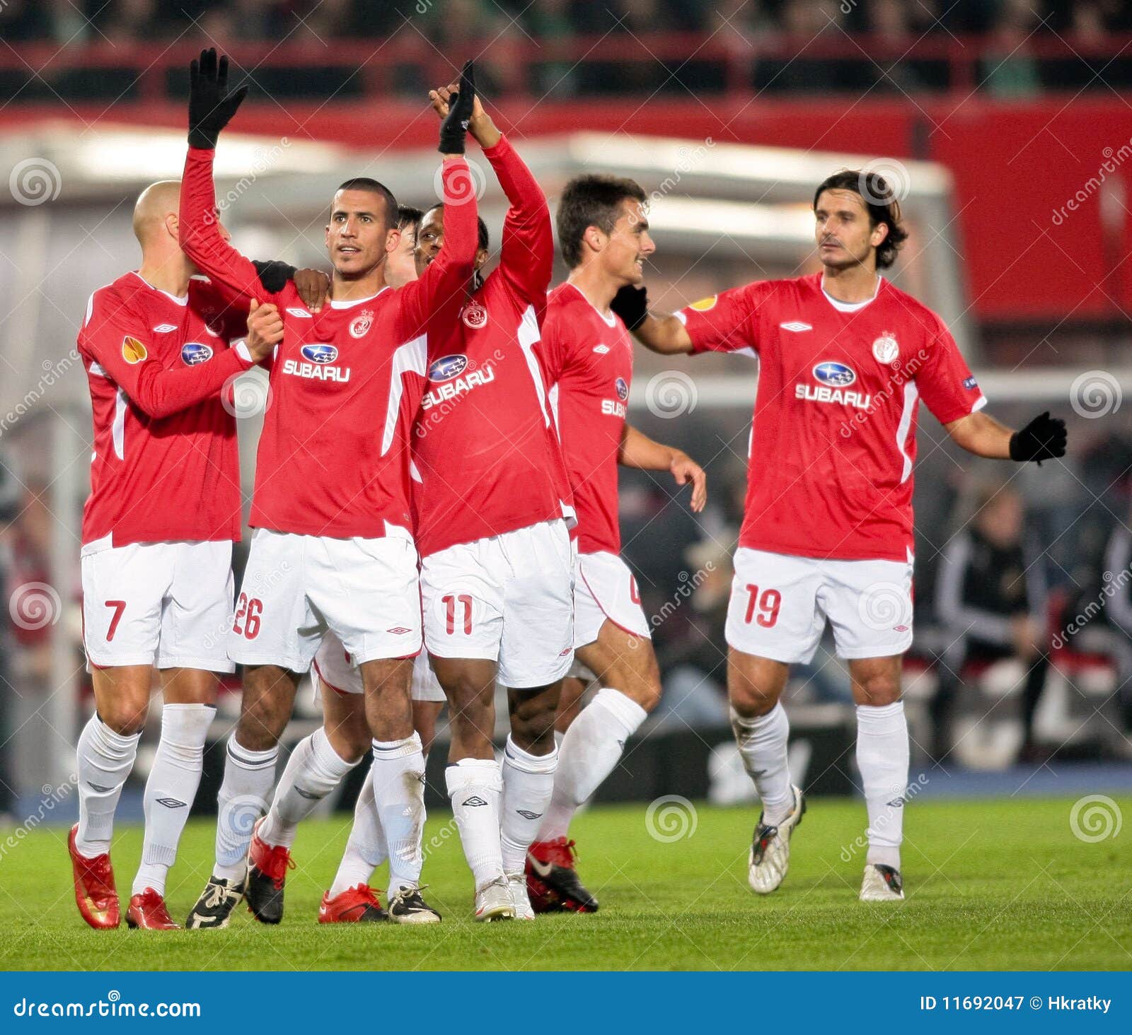 SK Rapid Vs. Hapoel Tel Aviv Editorial Photography - Image of hapoel ...