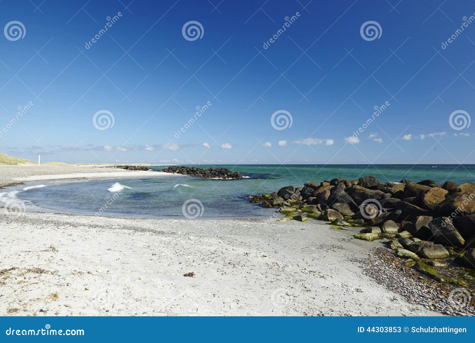 Skagen (Danmark) - Kust- Linje Fotografering för Bildbyråer - Bild av ...