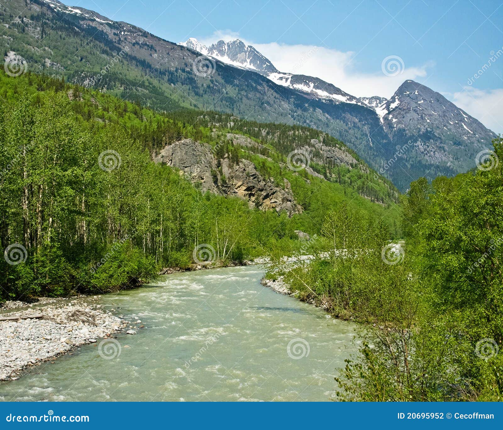 The Skagway River stock photo. Image of wilderness, passage - 20695952