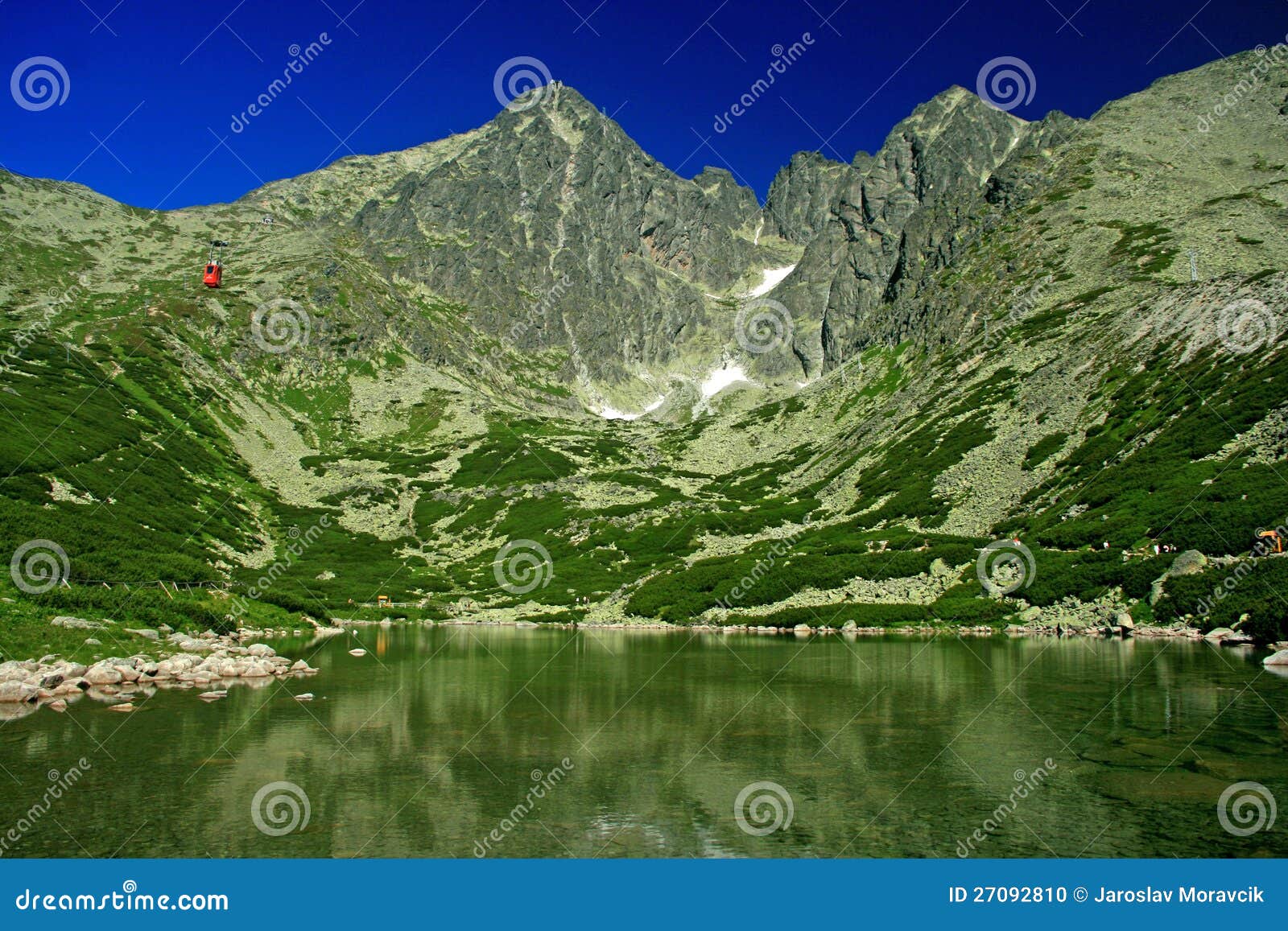 Skalnate Pleso, High Tatras Stock Photo - Image of lake, green: 27092810