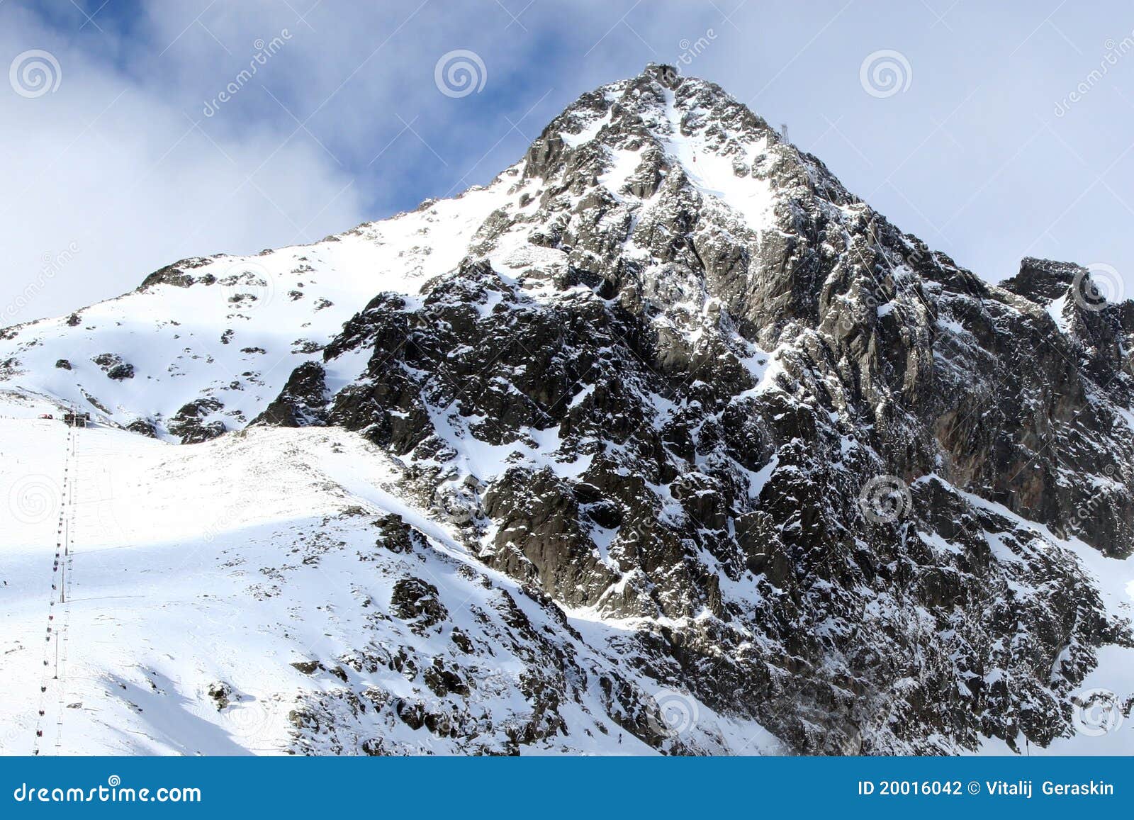 Lomnicky Stit - Peak In High Tatras, Slovakia Royalty-Free Stock Photo ...