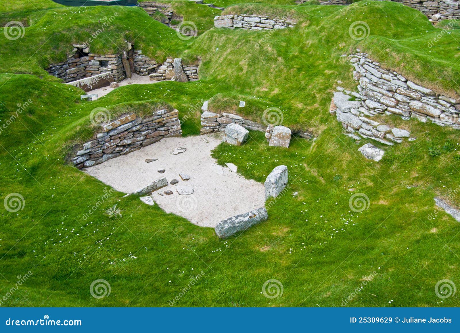 Skara Brae stock image. Image of building, home, village - 25309629