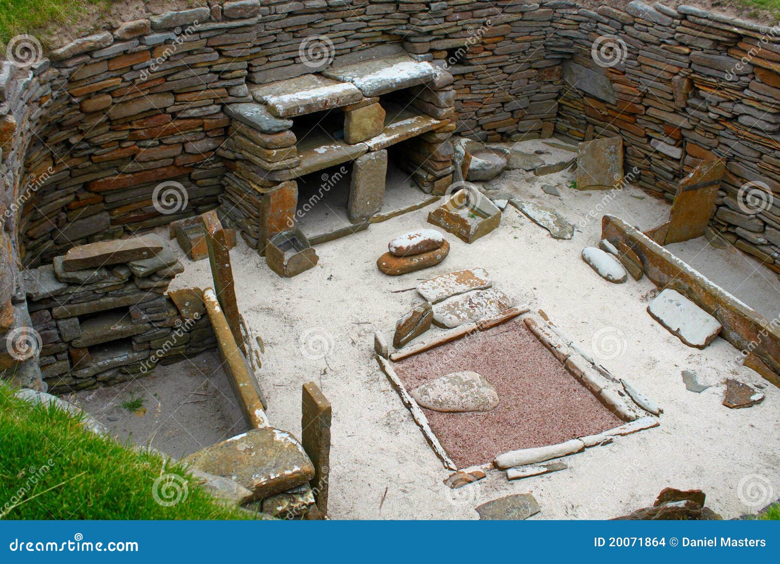 Neolithic House Scale Model From Union Museum Stock Image ...