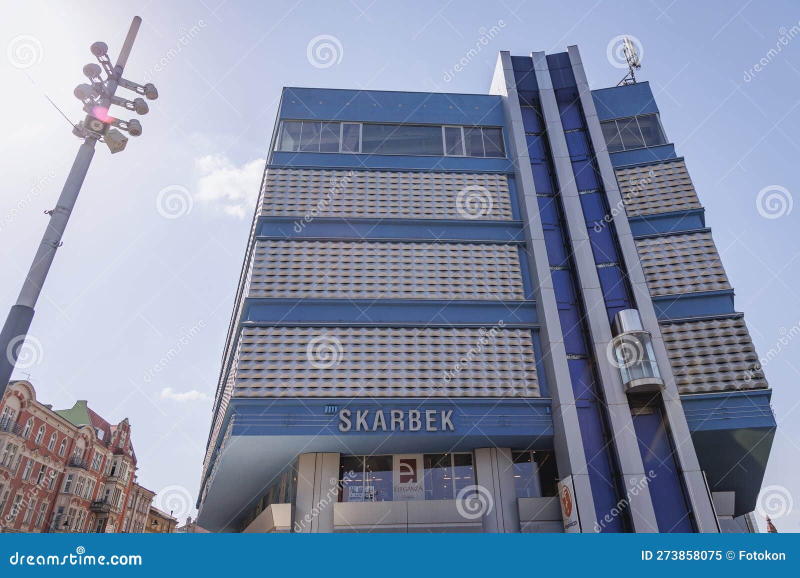 Skarbek Building in Katowice, Poland Editorial Image - Image of polish ...
