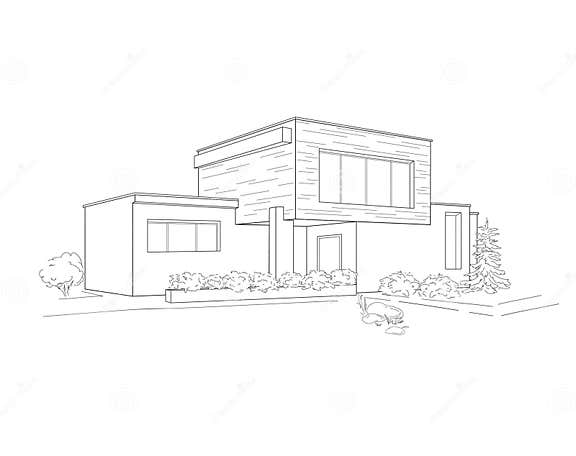 Skatch da construção ilustração do vetor. Ilustração de idéias - 66736687