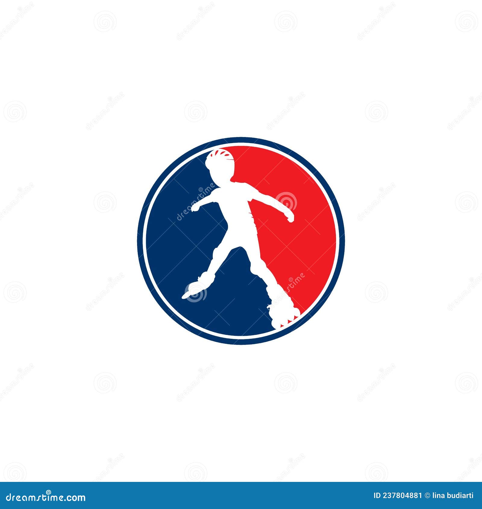 Skate logo stock vector. Illustration of speed, circle - 237804881