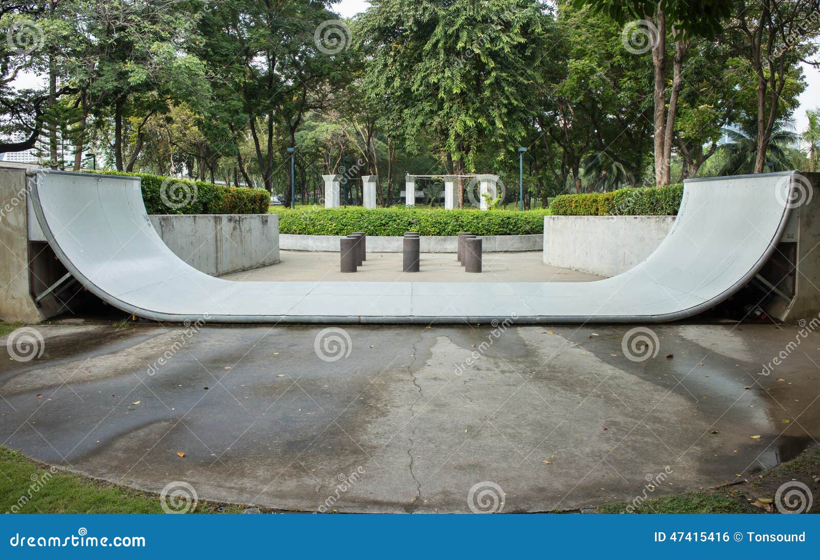 Skate park ramp stock photo. Image of extreme, empty - 47415416