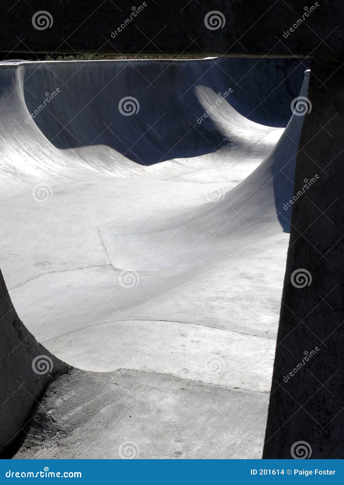 Skate Park Shadows stock photo. Image of textures, white - 201614