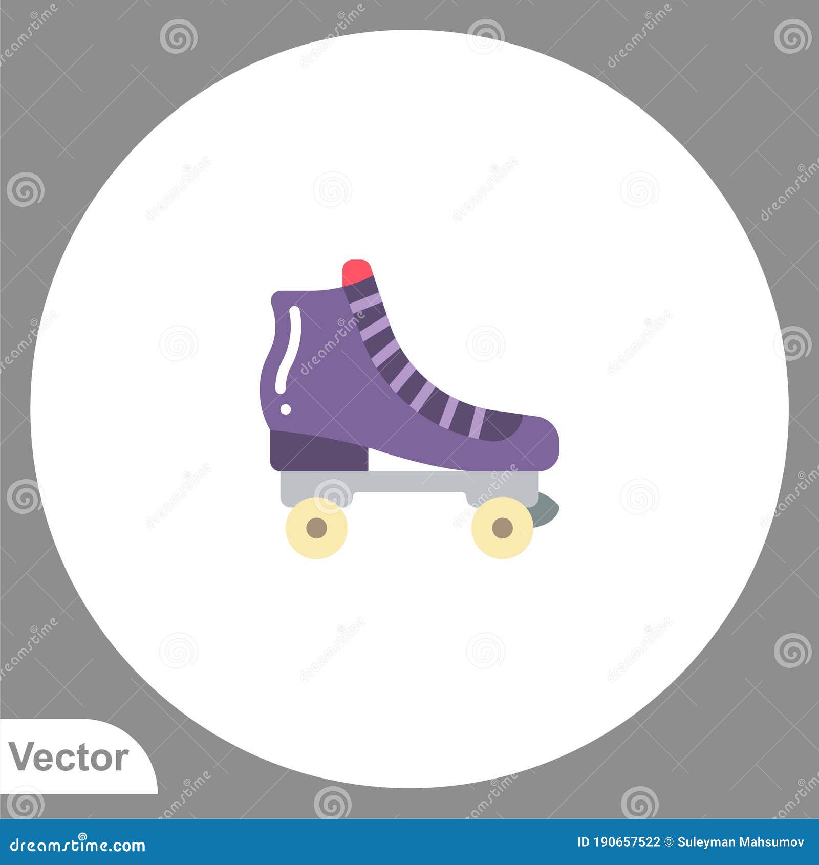 Skate Vector Icon Sign Symbol Stock Vector - Illustration of healthy ...