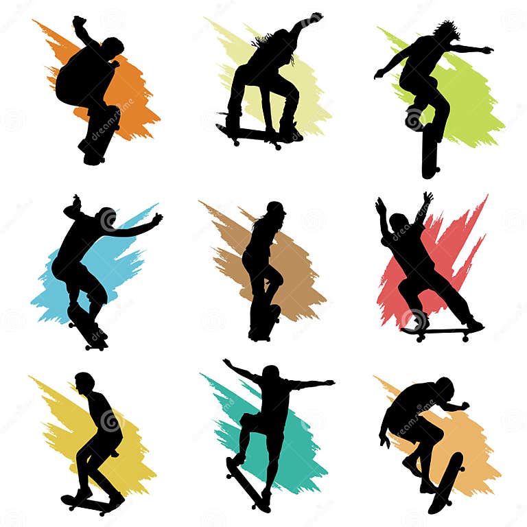 Skateboard stock vector. Illustration of activity, cutout - 14221893