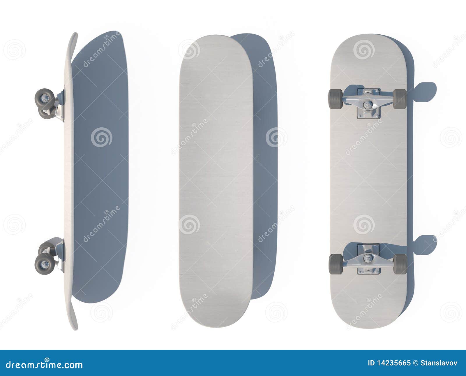 Skateboard 3d cg stock illustration. Illustration of presentation ...