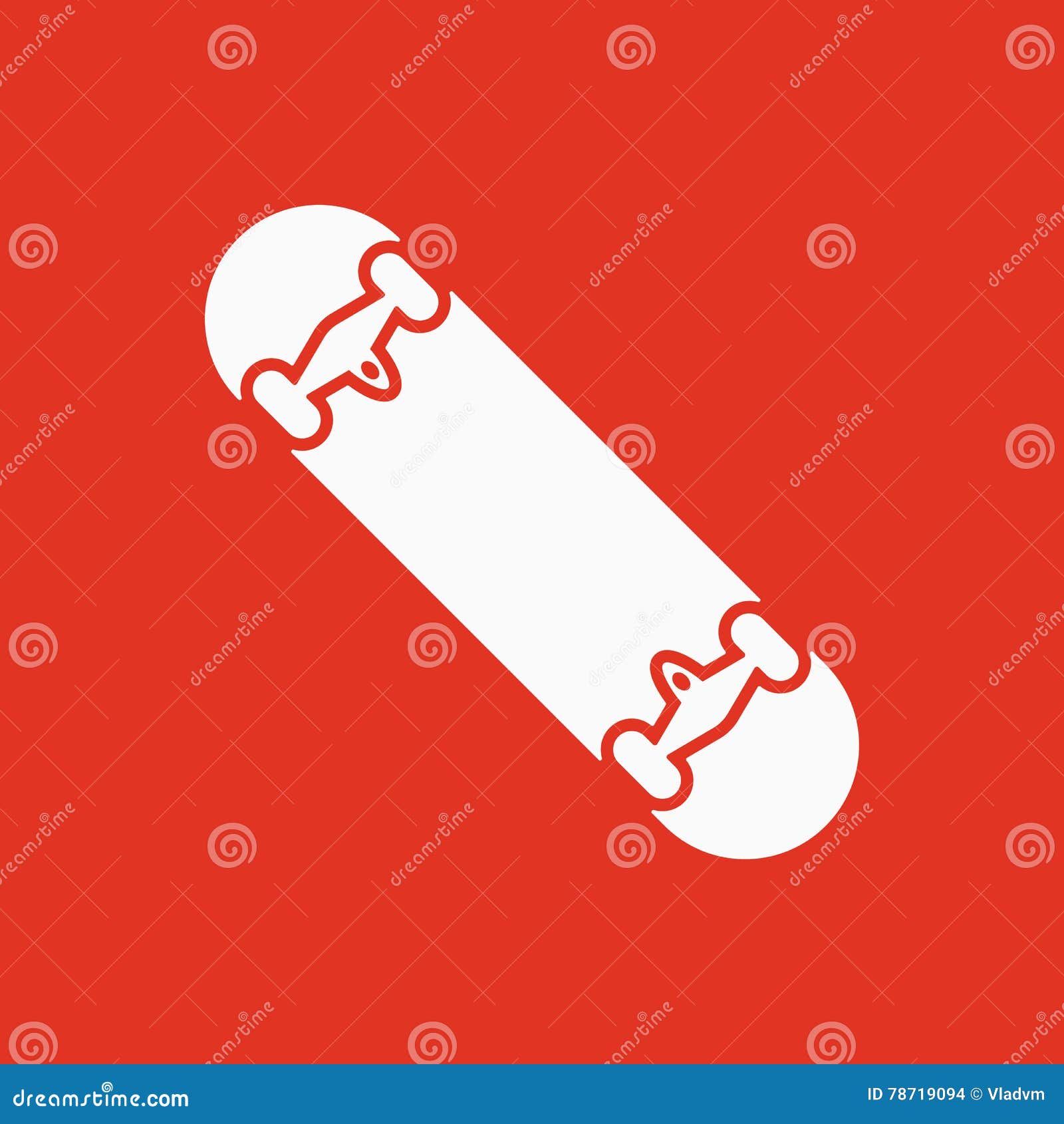 The Skateboard Icon. Skateboarding Symbol Stock Vector - Illustration ...