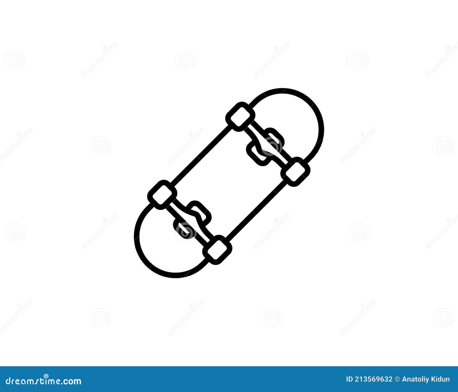 Skateboard Icon. Skateboard Symbol. Flat Design Stock Vector ...