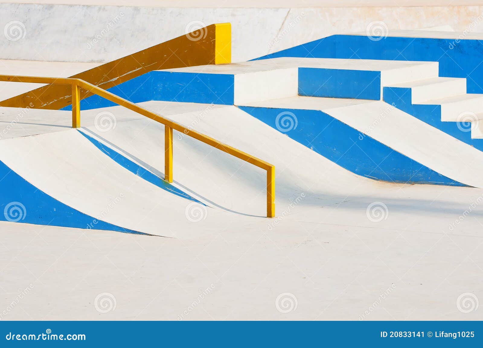 Skateboard Ramps stock image. Image of slide, yellow - 20833141