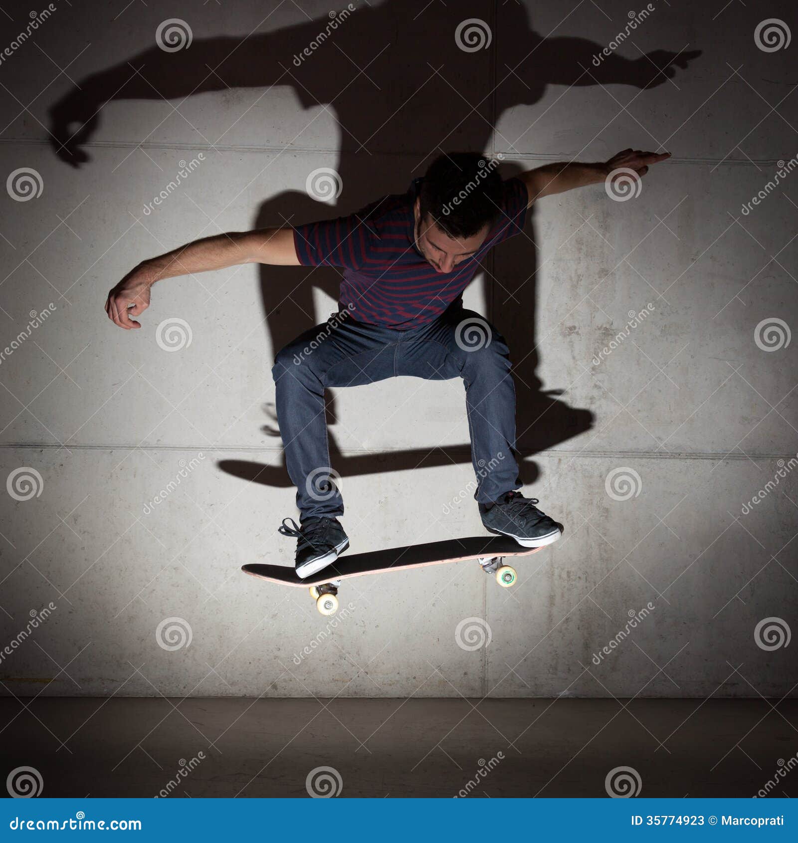Skateboarder Doing a Skateboard Trick Stock Image - Image of skateboard ...