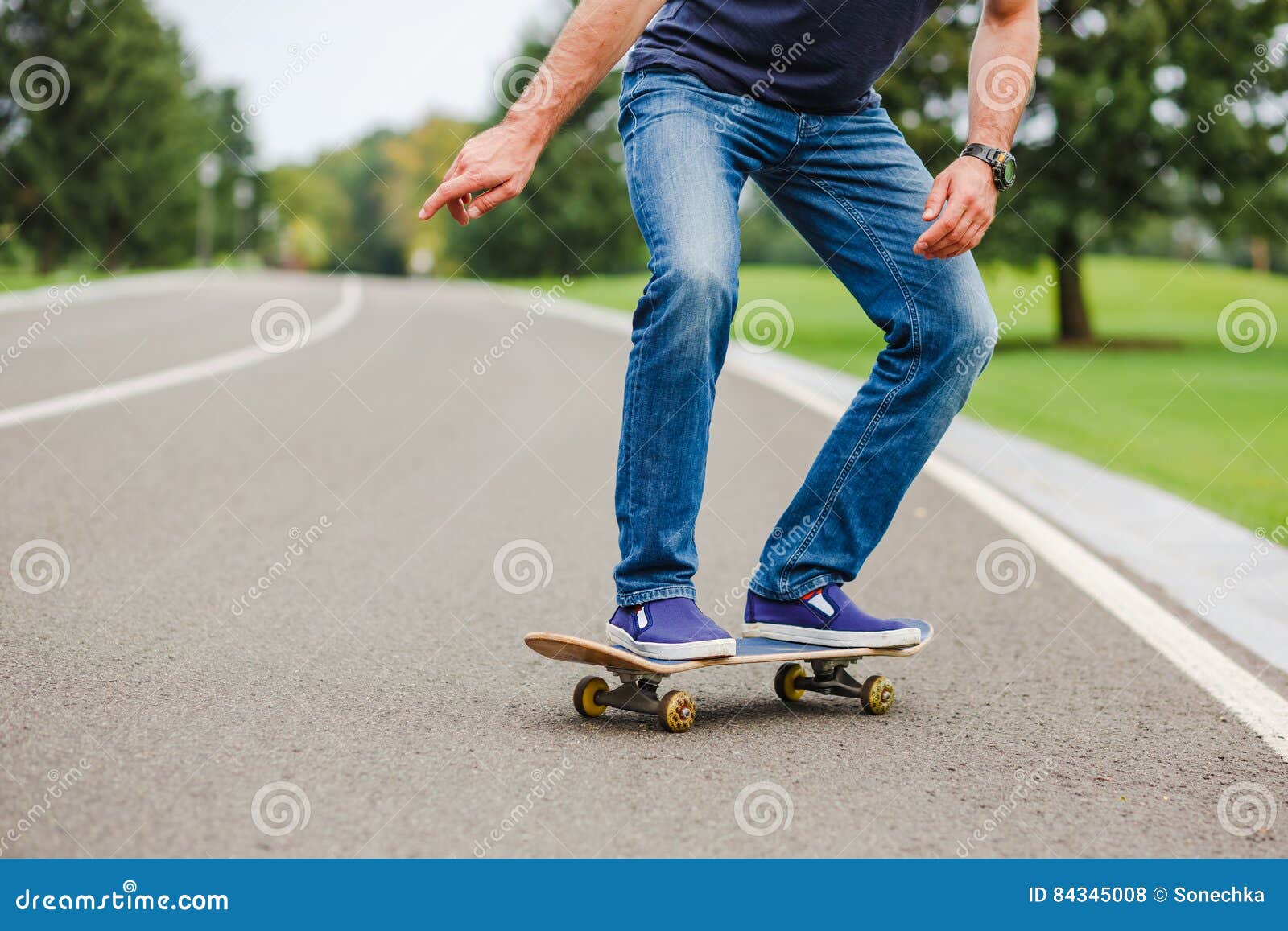 Skateboarder Doing a Skateboard Trick Stock Photo - Image of ollie ...