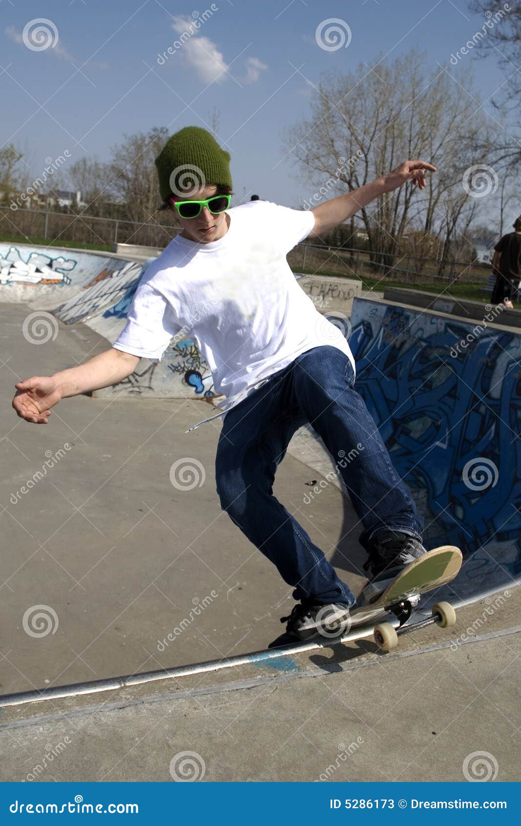 Skateboarder Doing Trick on Ramp Stock Image - Image of adult, success ...