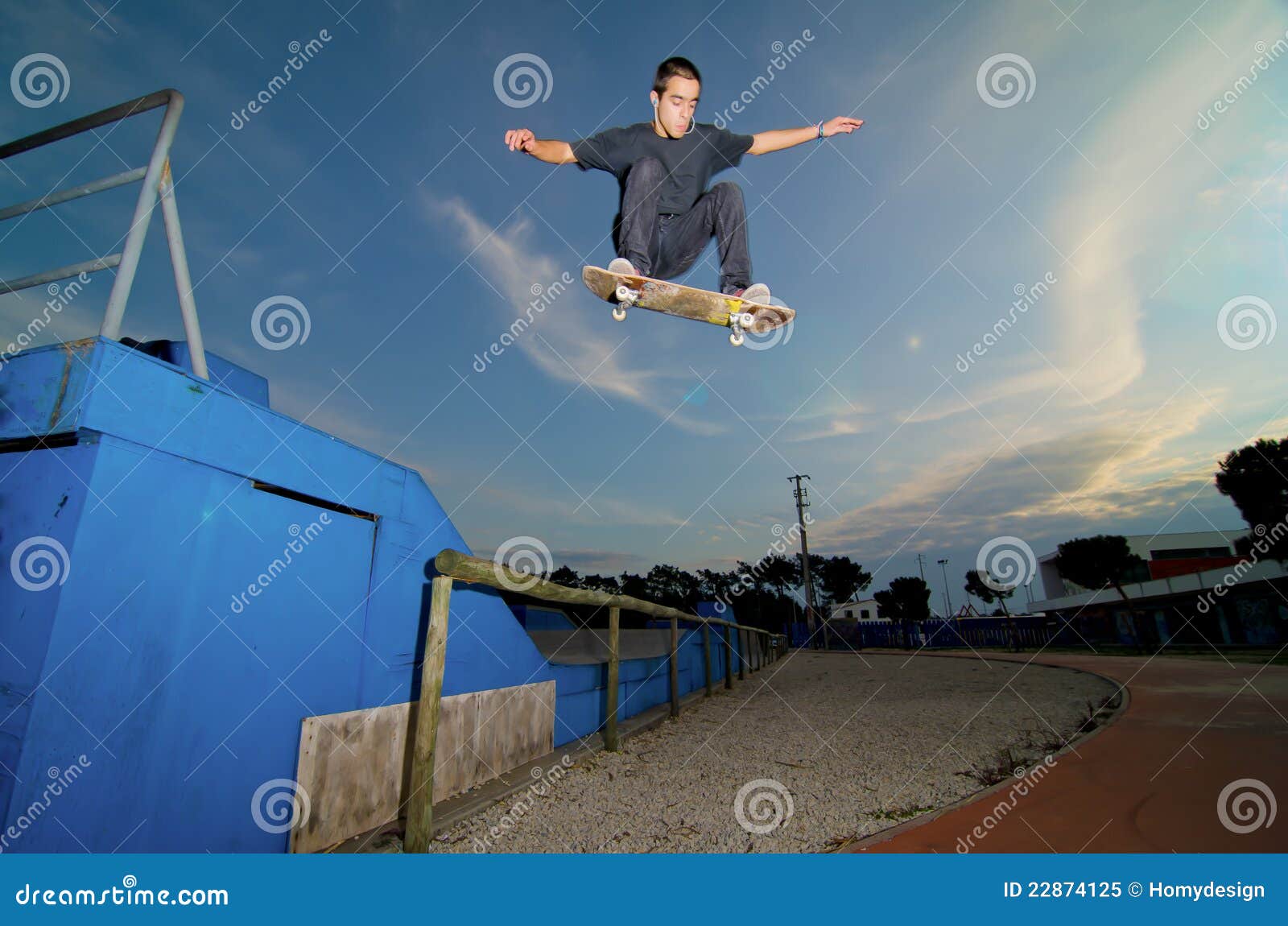 Skateboarder flying stock image. Image of lifestyle, skateboarding ...