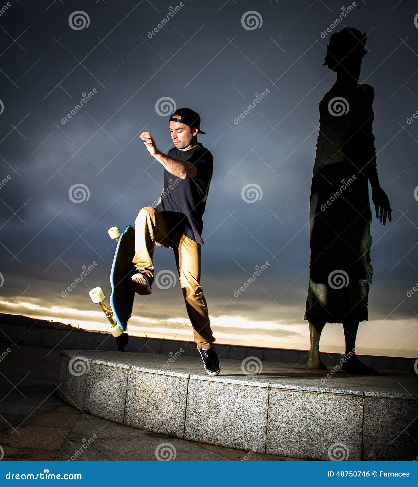 Skateboarder stock photo. Image of extreme, motion, park - 40750746