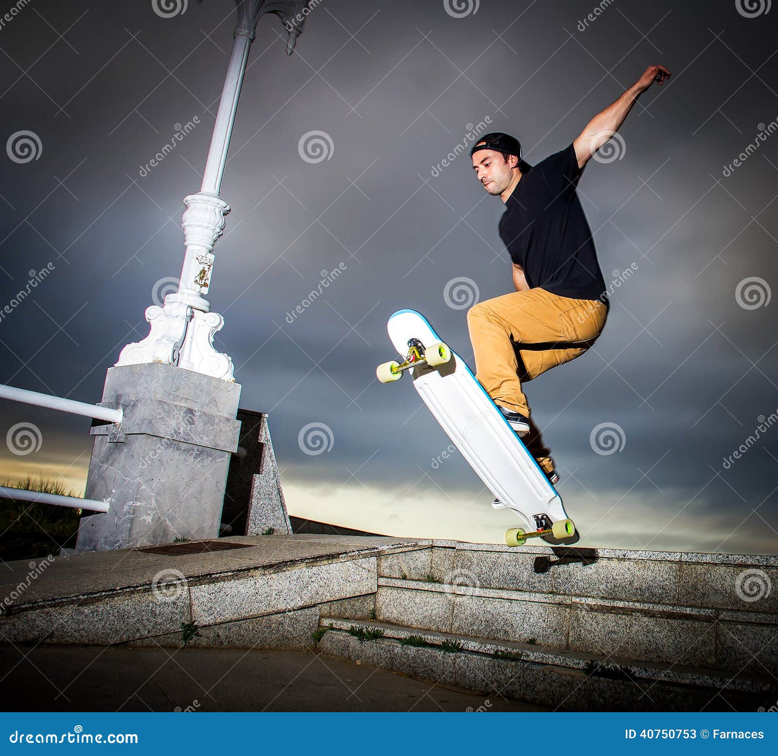 Skateboarder stock image. Image of style, action, motion - 40750753
