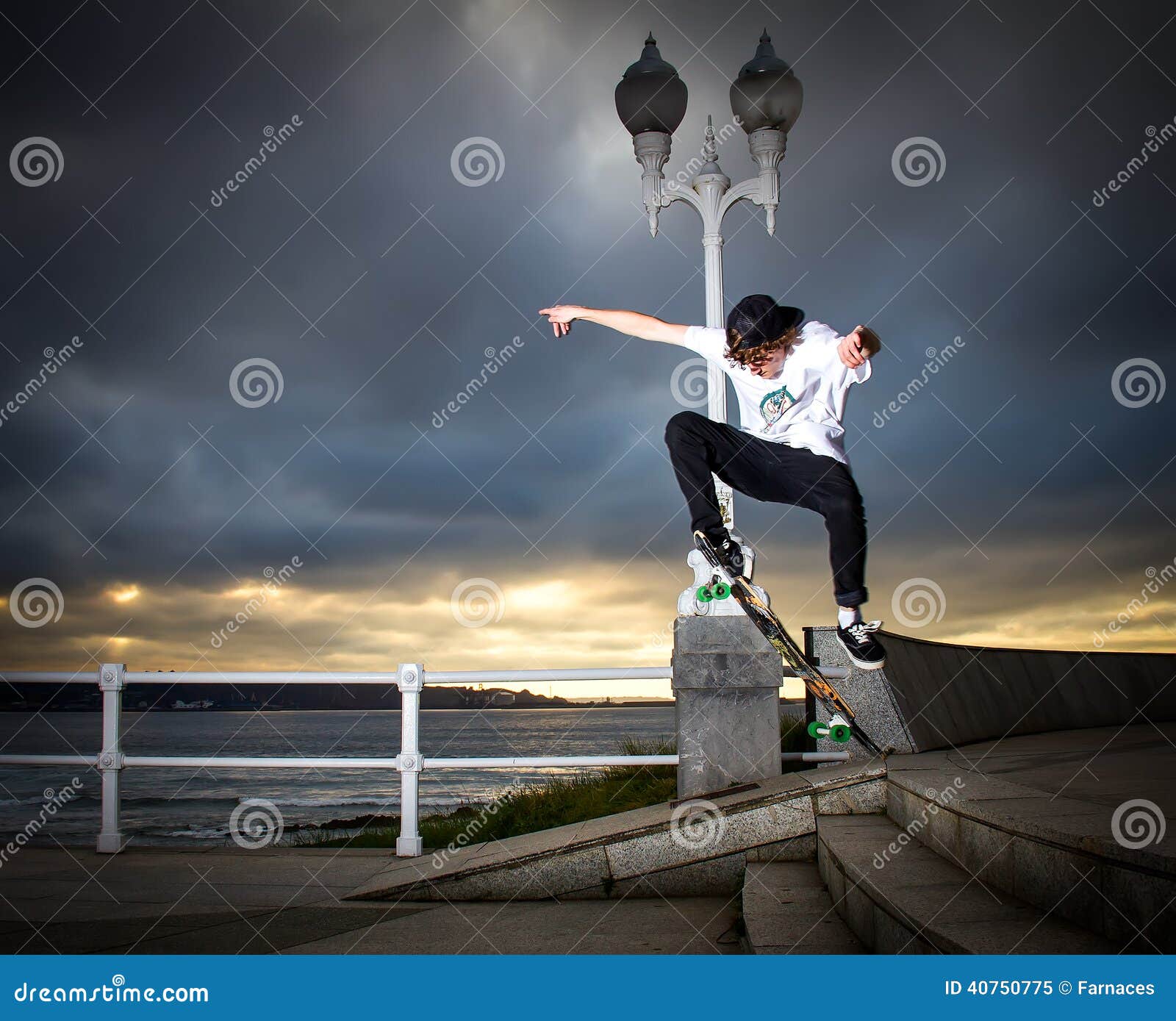 Skateboarder stock image. Image of extreme, street, enjoying - 40750775