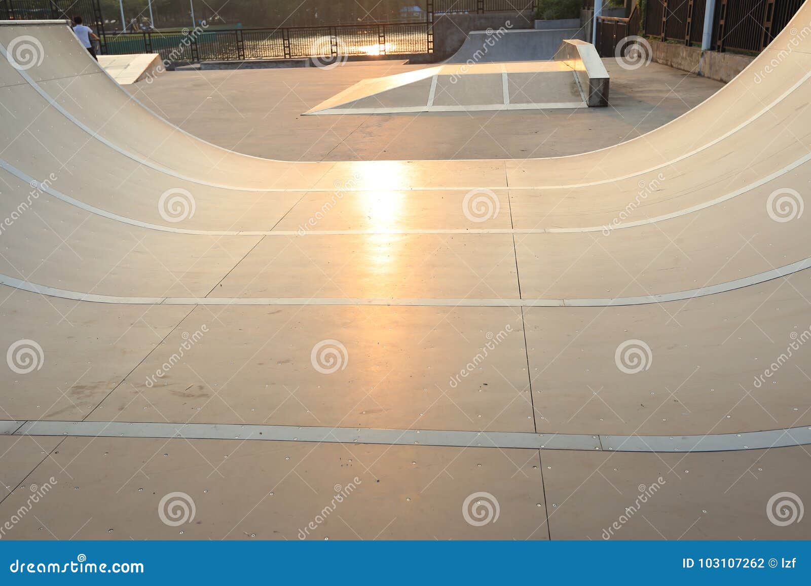 Skatepark ramp stock photo. Image of sunset, lifestyle - 103107262