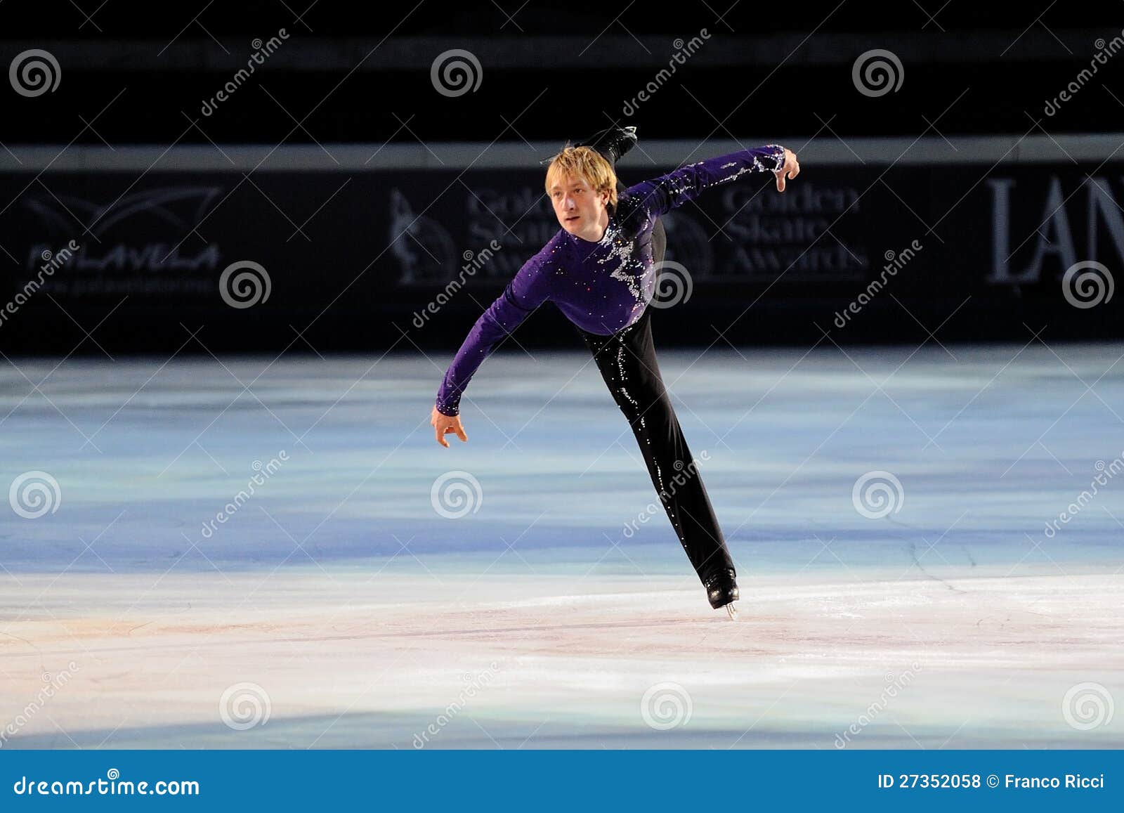 Skater De Gelo Evgeni Plushenko Foto de Stock Editorial - Imagem de ...