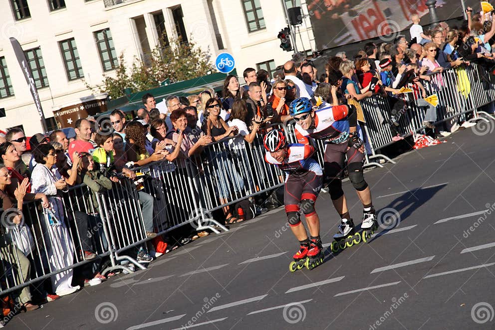 Skater Racing. Berlin editorial image. Image of exercise - 18237465