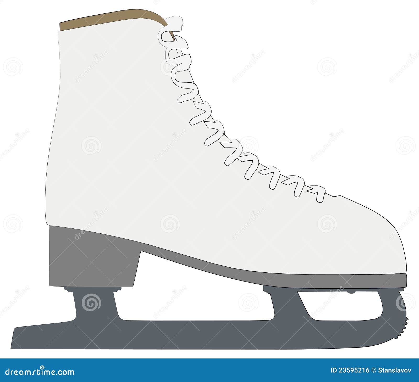 Skates outline silhouette stock illustration. Illustration of foot ...