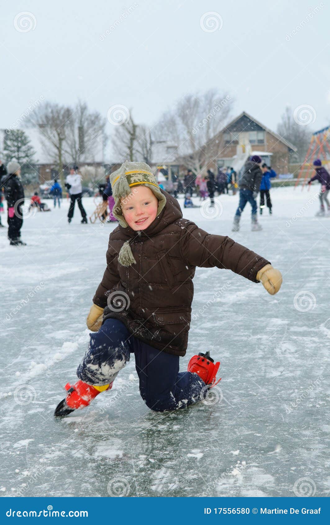 Skating child stock photo. Image of happy, outdoor, smile - 17556580