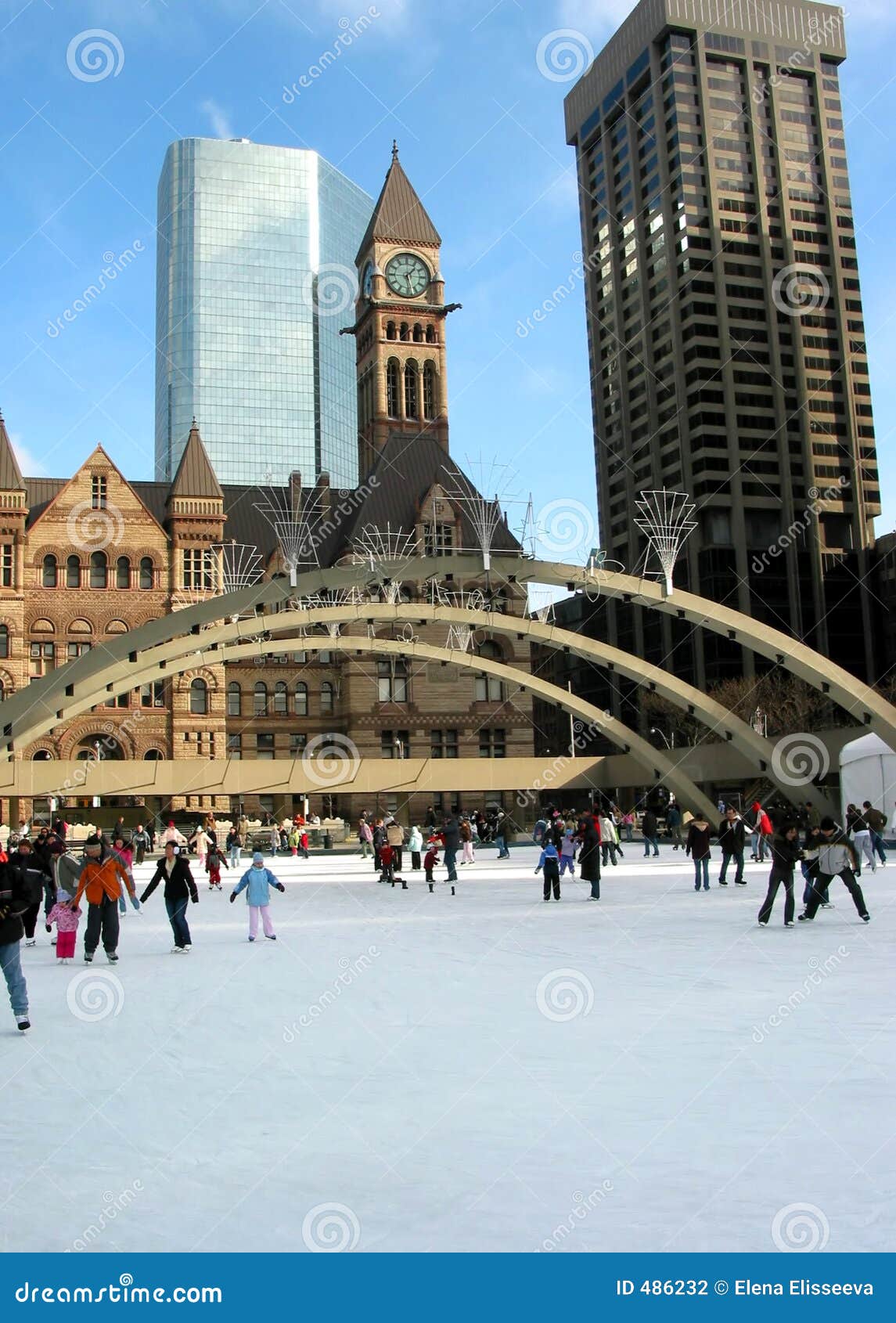Skating in Downtown Toronto Stock Photo - Image of downtown, sport: 486232