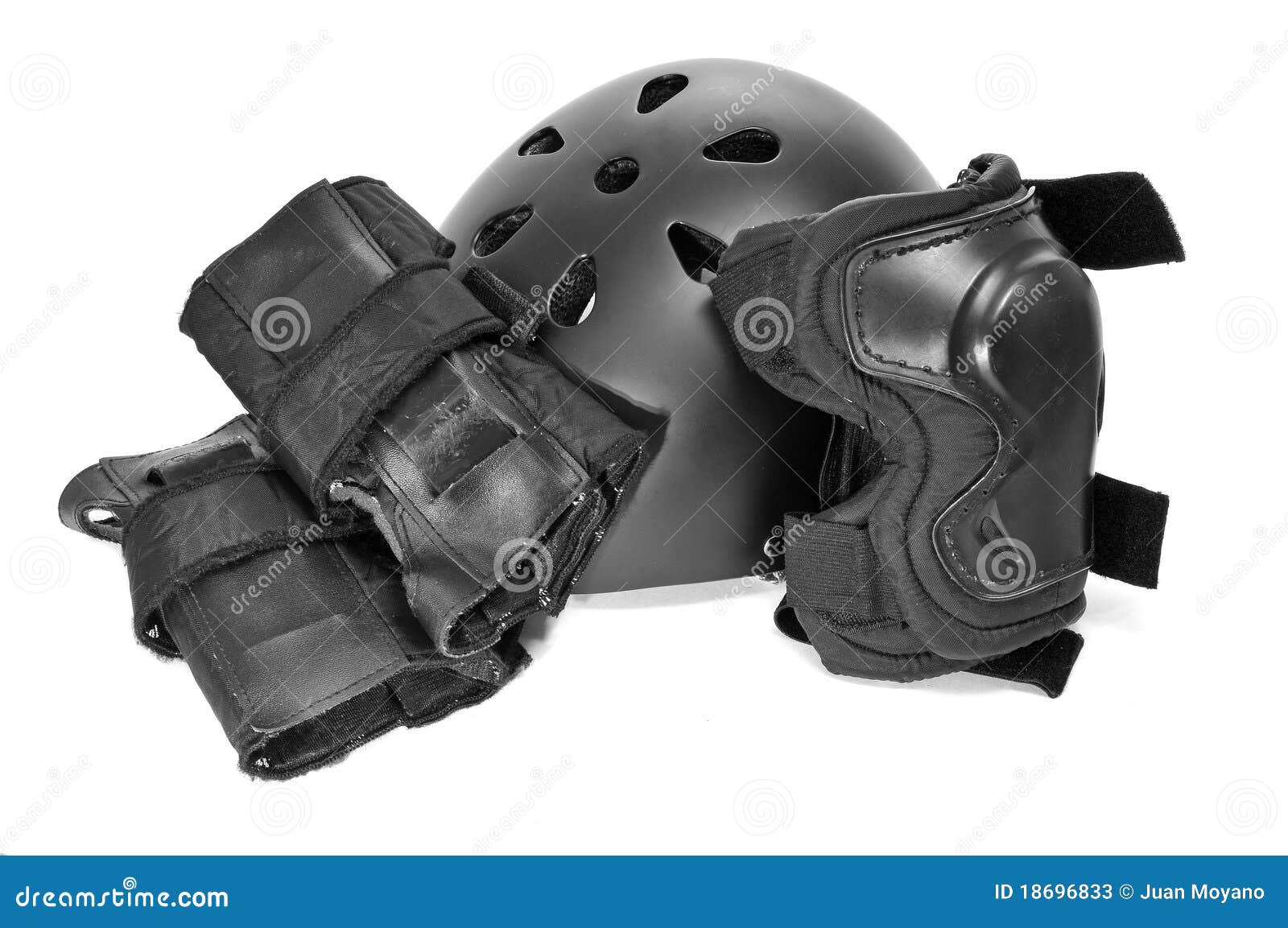 Skating Protection Equipment Stock Image - Image of helmet, recreation ...