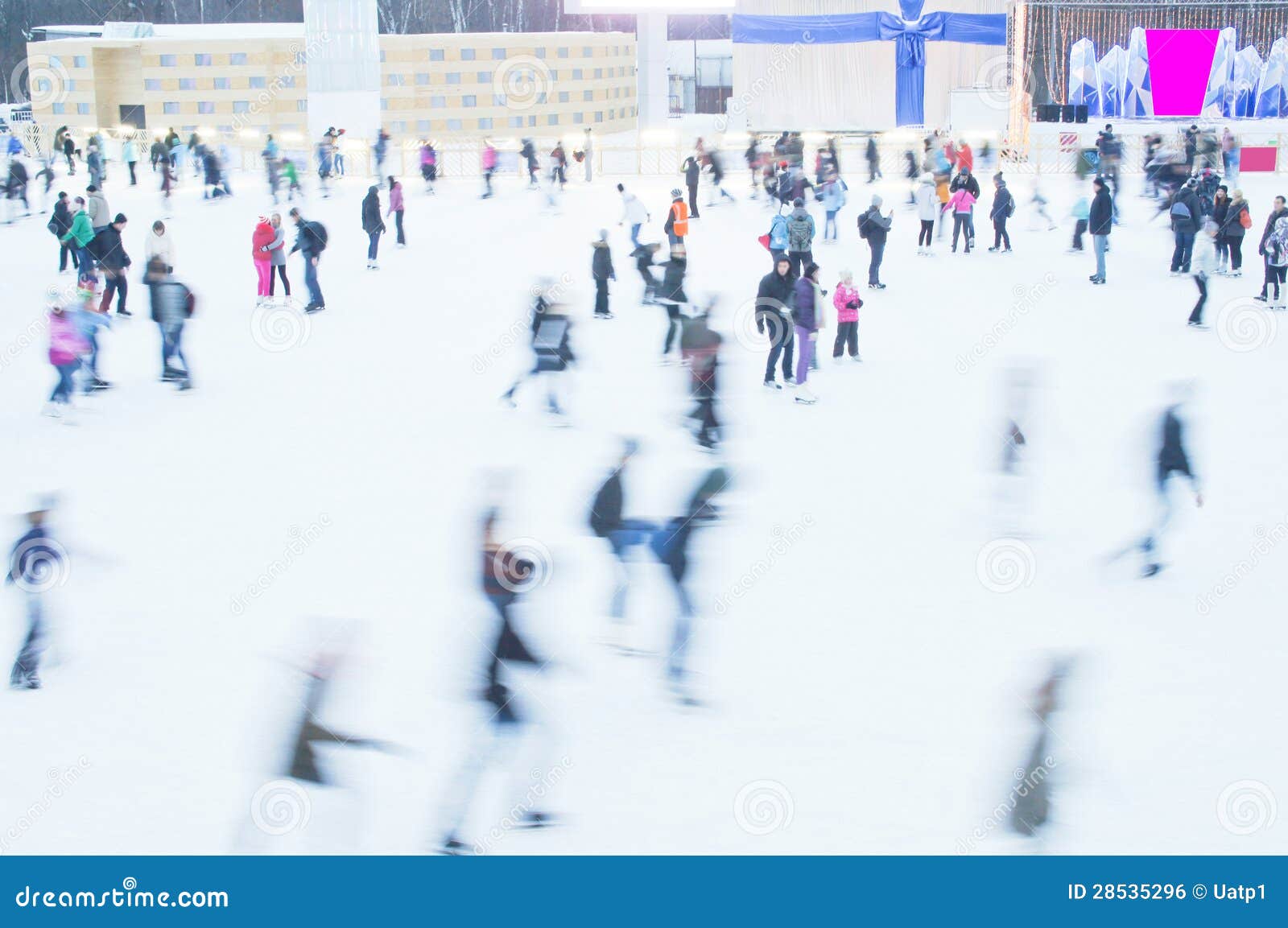 Skating ring stock photo. Image of motion, city, urban - 28535296