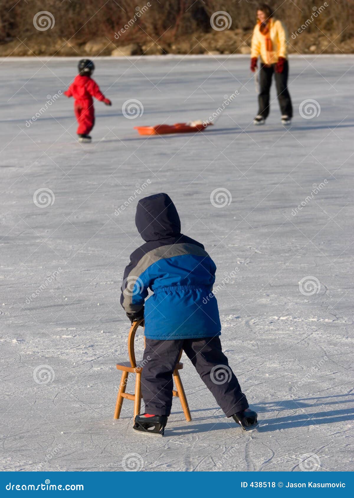 Skating with Support stock photo. Image of freeze, outside - 438518