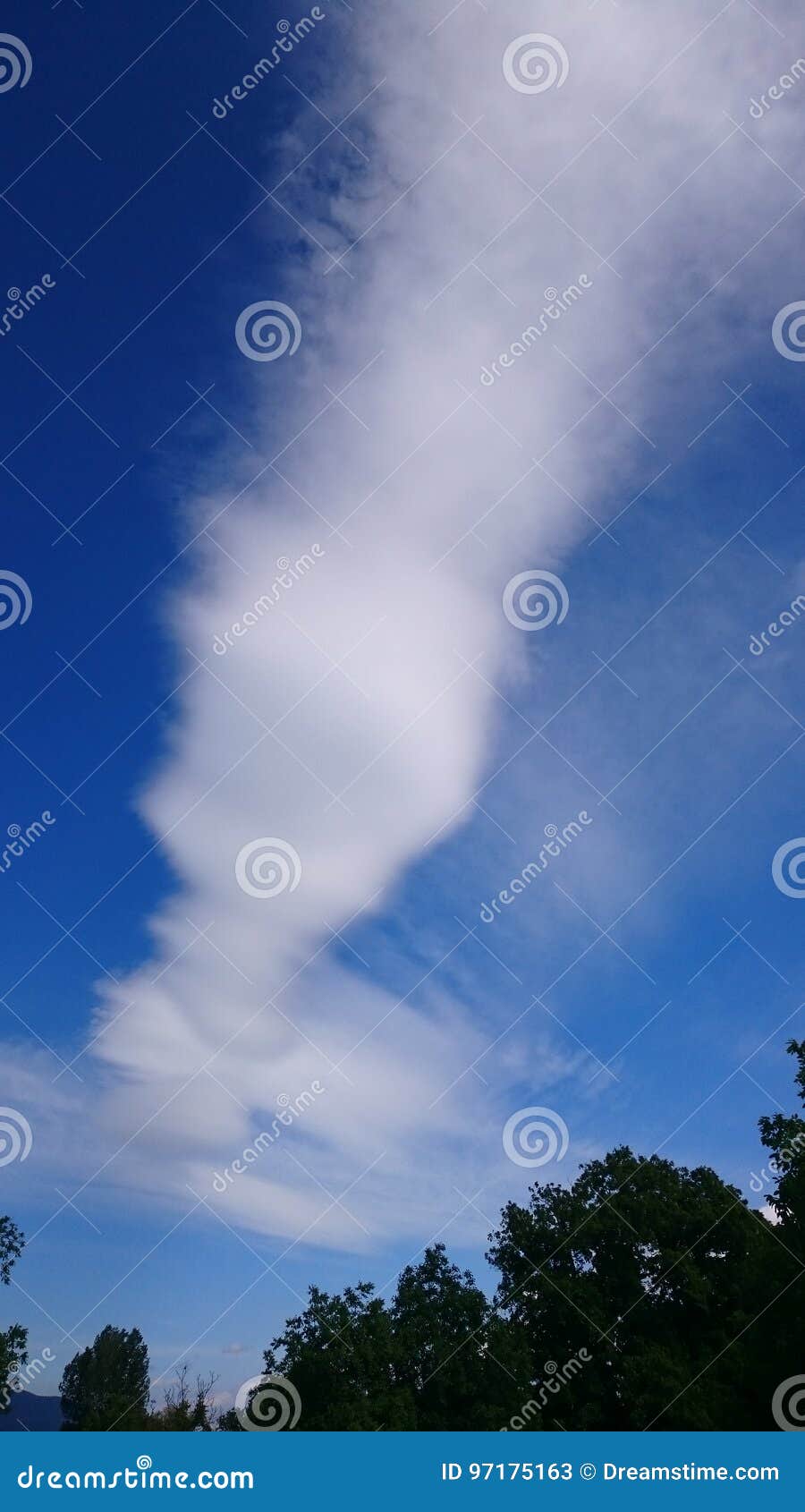 Skay stock image. Image of clouds, skay, blue, beautiful - 97175163