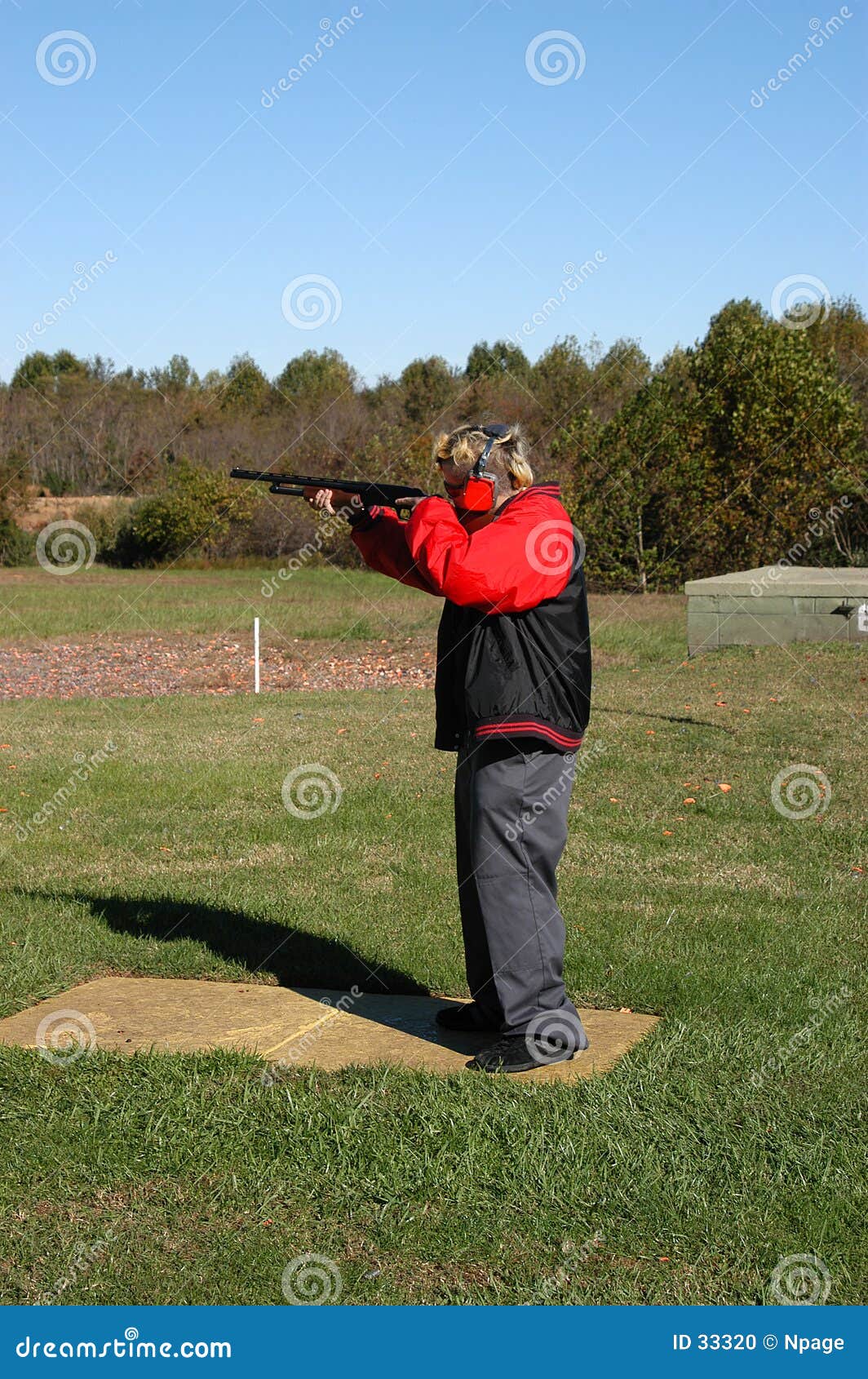 Skeet Shooting stock photo. Image of skeet, practice, practicing - 33320